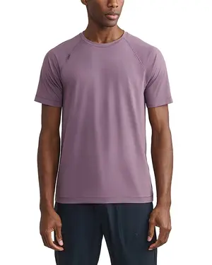 RHONE Reign Short Sleeve Tee Shadow Plum