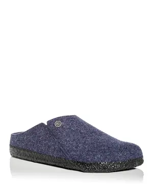BIRKENSTOCK Zermatt Shearling Clogs - Blue