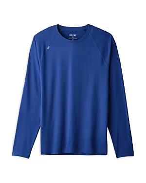 RHONE Rhone Reign Long Sleeve Performance Tee Blue Quartz