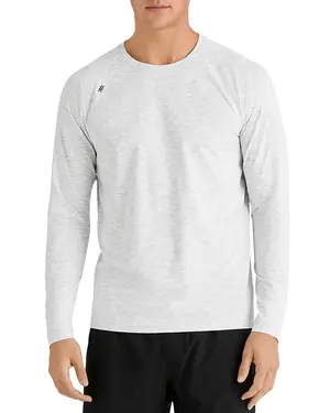 RHONE Reign Long Sleeve Performance Tee - Gray Space