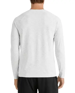RHONE Reign Long Sleeve Performance Tee - Gray Space