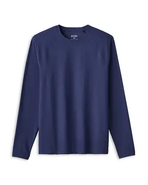 RHONE Rhone Reign Long Sleeve Performance Tee Midnight Heather