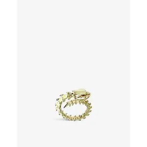 SHAUN LEANE Serpent Trace Wrap Ring - Yellow Gold Vermeil