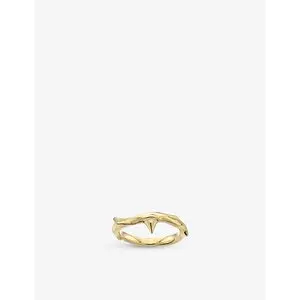 SHAUN LEANE Rose Thorn Vermeil Ring - Yellow Gold Vermeil
