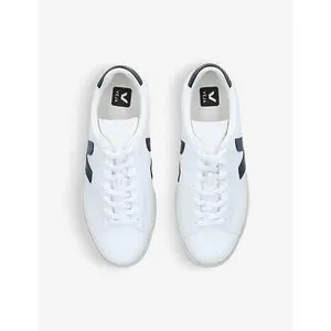 VEJA Campo Leather Low-top Trainers - White/blk