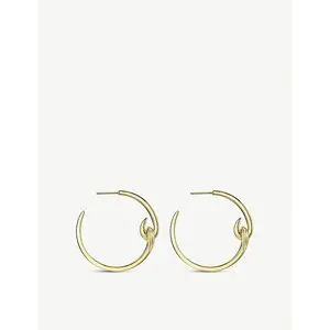 SHAUN LEANE Hook Small Hoop Earrings - Yellow Gold Vermeil