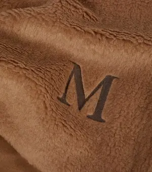 Max Mara Monogrammed Teddy Blanket