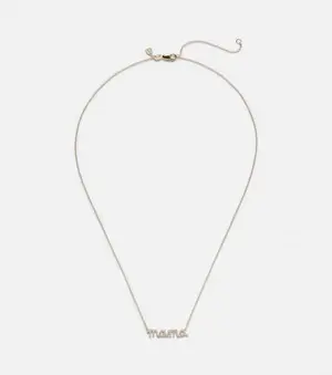 SYDNEY EVAN Mama Diamond Necklace - Gold