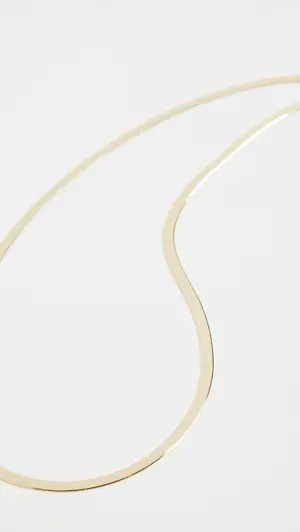 ADINA EDEN Herringbone Chain Necklace