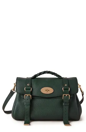 Mulberry Alexa Leather Satchel In  Green At Nordstrom Mulberry Green