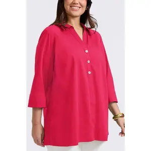 Foxcroft Button Up Kaftans Tunics