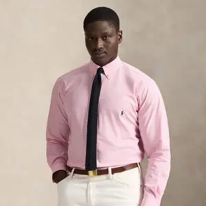 Men's Pink Gingham Shirts