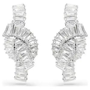 SWAROVSKI Matrix Earrings - White