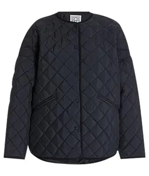 TOTEME Oversized Quilted Jacket - Black