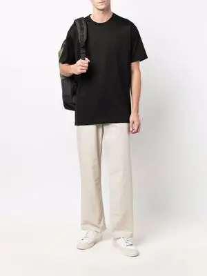 LOW BRAND Round-neck Cotton T-shirt - Black