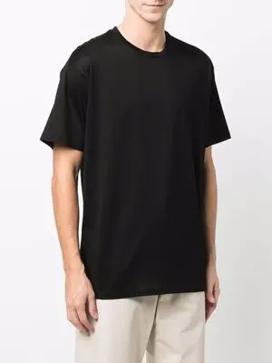 LOW BRAND Round-neck Cotton T-shirt - Black