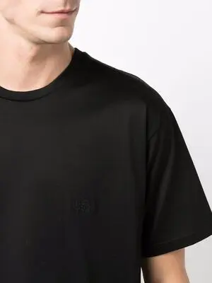 LOW BRAND Round-neck Cotton T-shirt - Black