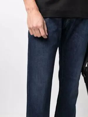 Emporio Armani Straight-leg Denim Jeans - Blue