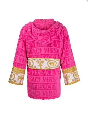 Versace I Love Baroque Short Robe - Pink