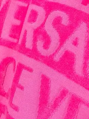 Versace I Love Baroque Short Robe - Pink