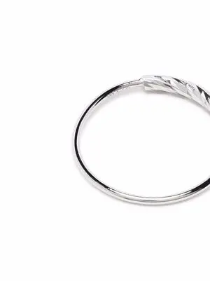 MARIA BLACK 14kt White Gold Nancy 14 Single Hoop Earring
