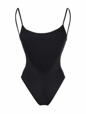 MANOKHI Scoop-neck Swimsuit - Black
