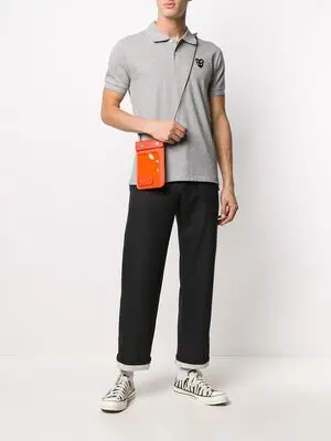 Play Comme Des Garcon Double Heart Polo Shirt