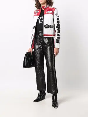 Philipp Plein Logo Colour-block Jacket