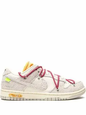 Nike X Off White Dunk Low Lot 35 Sneakers - Neutrals