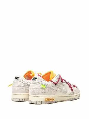Nike X Off White Dunk Low Lot 35 Sneakers - Neutrals