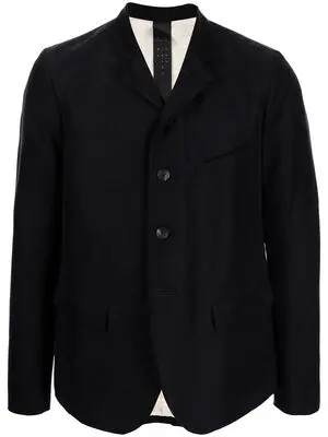 THE VIRIDI-ANNE Fitted Stand-up Collar Blazer