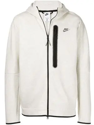 Nike Nsw Fleece Full-zip Hoodie - White