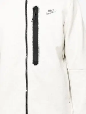 Nike Nsw Fleece Full-zip Hoodie - White