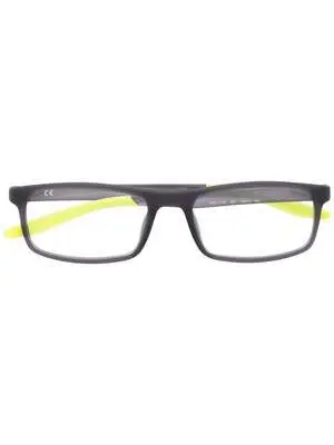 Nike Swoosh-logo Square-frame Eyeglasses