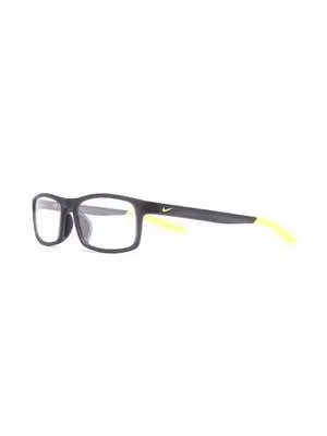 Nike Swoosh-logo Square-frame Eyeglasses