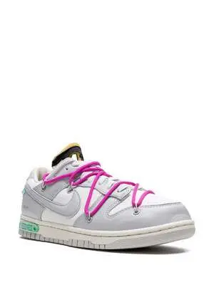 Nike X Off White Dunk Low Lot 30 Sneakers - Grey