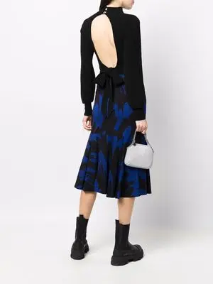 Stella McCartney Haya Floral Satin Skirt