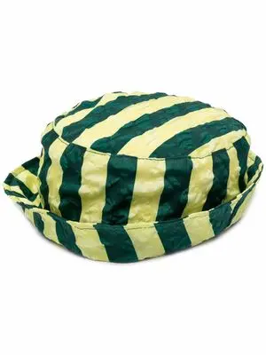 Sunnei Striped Bucket Hat - Green