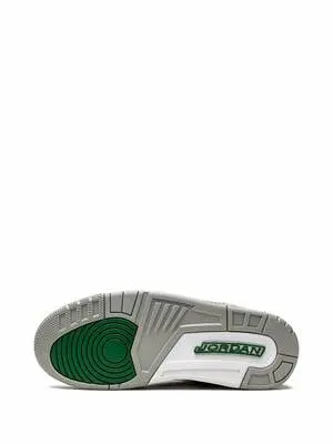 JORDAN Air 3 Retro Pine Green Sneakers - Black