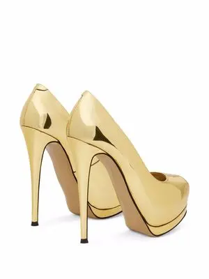 GIUSEPPE ZANOTTI 130mm Sharon Pumps - Gold