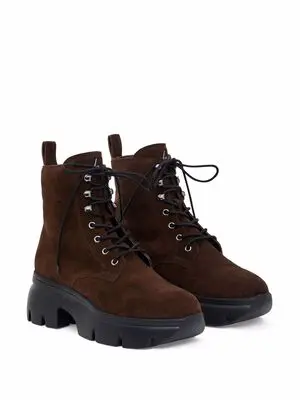 GIUSEPPE ZANOTTI Apocalypse Lace-up Boots - Brown