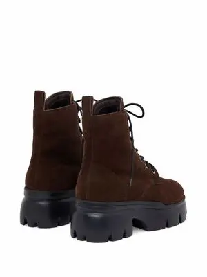 GIUSEPPE ZANOTTI Apocalypse Lace-up Boots - Brown