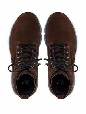 GIUSEPPE ZANOTTI Apocalypse Lace-up Boots - Brown