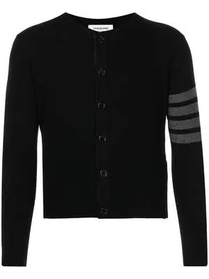 Thom Browne 4-bar Stripe Cashmere Cardigan
