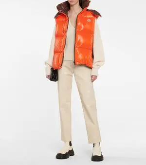 Moncler Luzule Puffer Vest - Orange