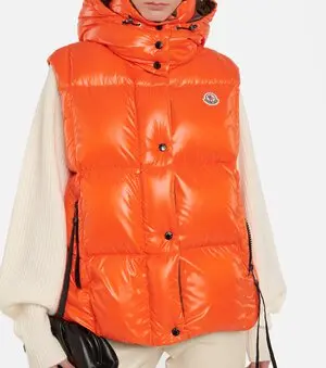 Moncler Luzule Puffer Vest - Orange