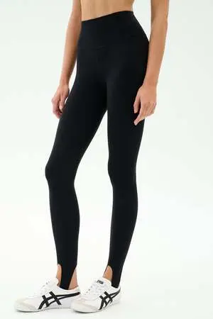 Splits59 River High Waist Airweight Stirrup - Black