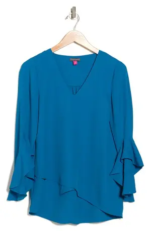 Vince Camuto Flutter Sleeve Tunic