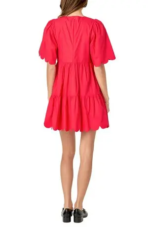 English Factory Scallop Minidress