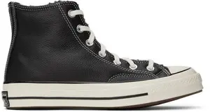 CONVERSE Converse Black Sherpa Chuck 70 Hi Sneakers - Black/black/egret